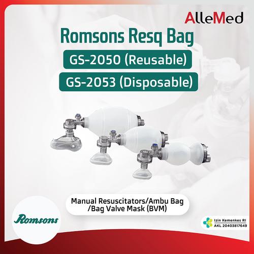 Jual Romsons Resq Bag Manual Resuscitators Ambubag - Kota Surabaya ...