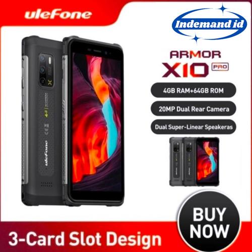 Jual Ulefone Armor X10 Pro Rugged Smartphone Waterproof 5.45 Inch 4G ...