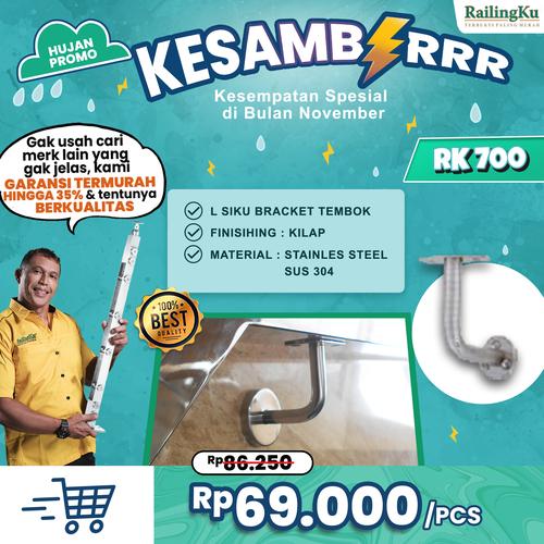 Jual Railingku Bracket Tembok Railing L Siku RK 700 - Jakarta Utara ...