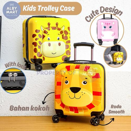 Jual Jemjem Tas Koper Bagasi Anak Troli Roda 18 inch Kabin Size Kids ...