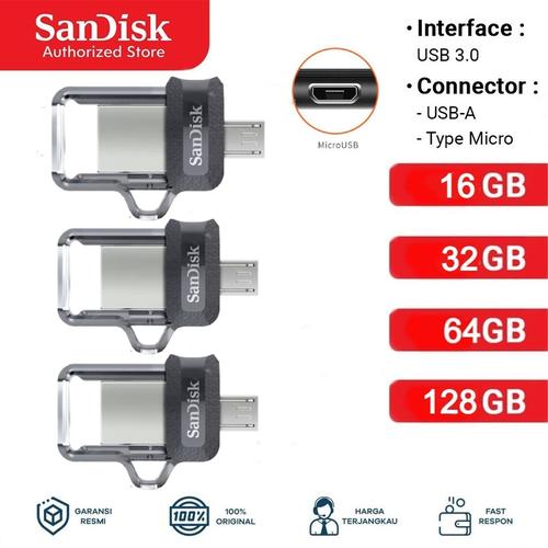 Promo Flash Drive OTG 2 in 1 USB & Micro Usb Flash Disk untuk Ponsel ...