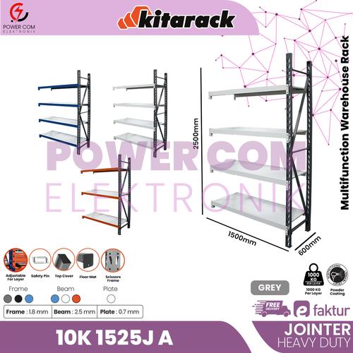 Jual RACK GUDANG BESI 1 TON 2,5 METER P 1,5 METER RACK GUDANG BESI ...