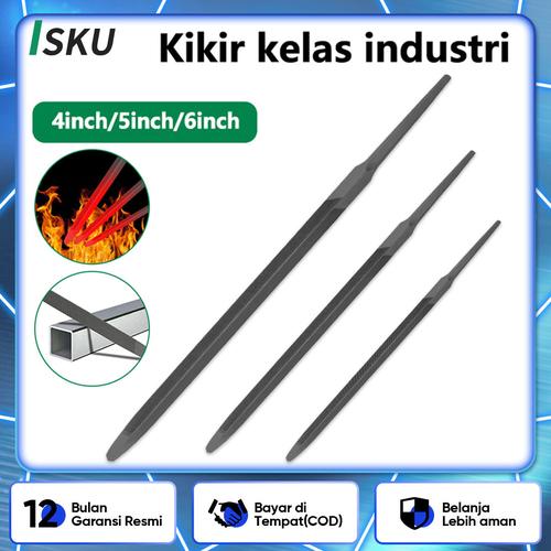 Promo ISKU Kikir Segitiga Slim Taper Slim Files 4/5/6 Inch Kikir ...