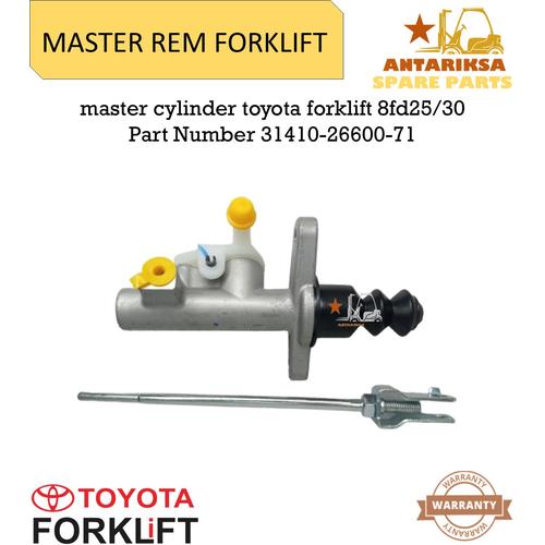 Jual master kopling atas 31410-26600-71 forklift toyota 8fd25/30 master ...