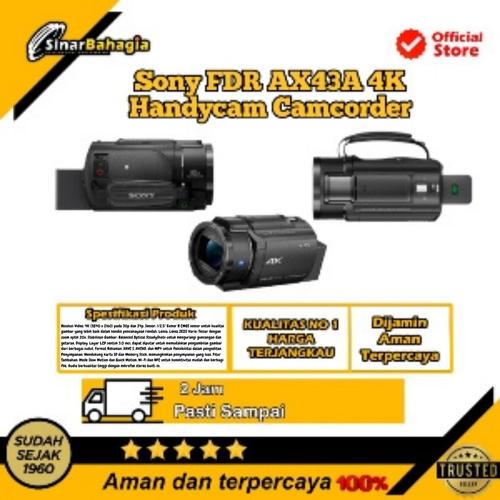 Jual Sony FDR AX43A 4K Handycam Camcorder Sony AX43 A FDRAX43A - Kota ...