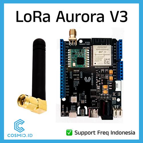 Jual LoRa Aurora ESP32 ESP 32 LoRaWAN Development Board - UFL 3dBi - Kab. Bandung Barat - cosmic ...