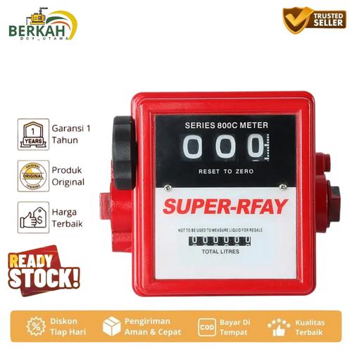 Jual Flow meter solar 1 inch 3 digit Flow meter Solar Super-Rite 1 inch ...