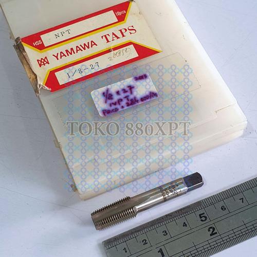Jual Yamawa Hand Tap 1/8" NPT 27 1/8NPT27 National Pipe Tread Pipa HSS JIS SKH Japan - Kota ...