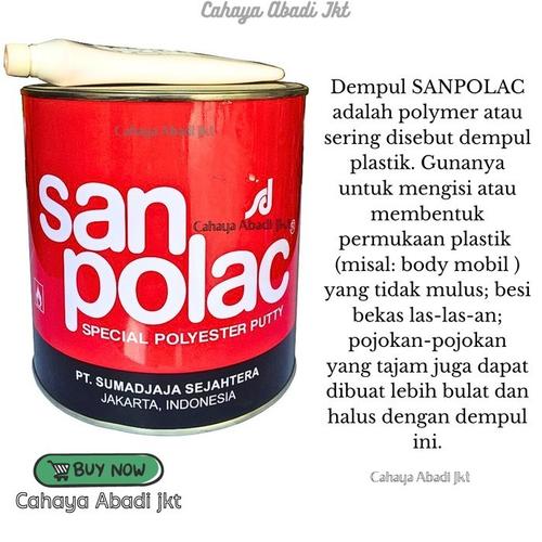Jual Dempul SANPOLAC Galon 4 Kg - Jakarta Pusat - CAHAYA ABADI JKT ...