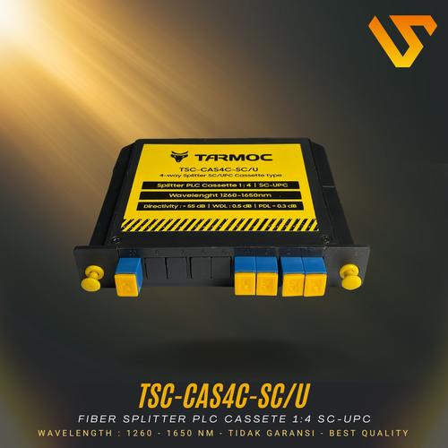 Jual Tarmoc Splitter 1:4 SC/UPC | Splitter FO 1:4 Box Cassette Fiber ...