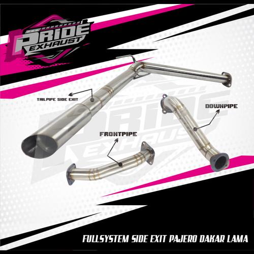 Promo FULLSYSTEM SIDE EXIT PAJERO ALL NEW - EXCEED - DAKAR LAMA ...