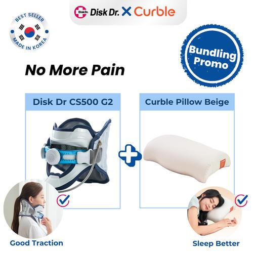 Promo Curble Pillow Beige X Disk DR CS500 Gen2 Neck Cicil 0% 3x - Jakarta Timur - Curble ...