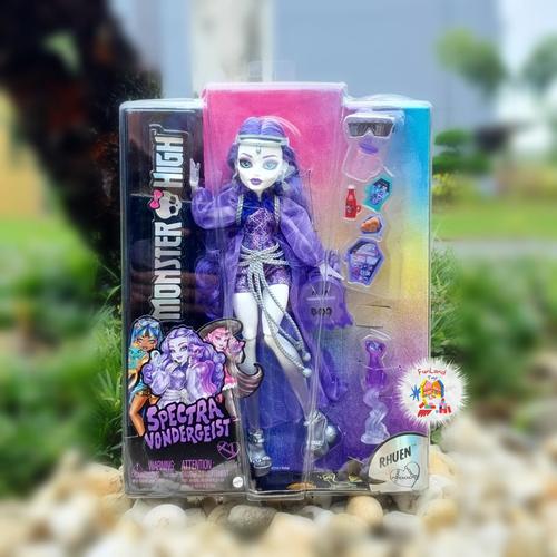 Jual Monster High Spectra Vondergeist Doll with Pet Ferret Rhuen and ...