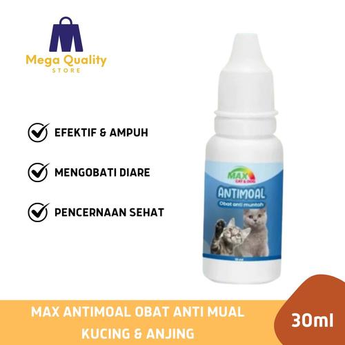 Jual Max Antimoal Obat Mual Anti Muntah Kucing Anjing 30ml - Jakarta ...