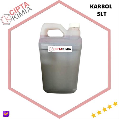 Jual KARBOL 5LT / KARBOL PEMBERSIH KAMAR MANDI 5LITER / KARBOL 5 LITER ...