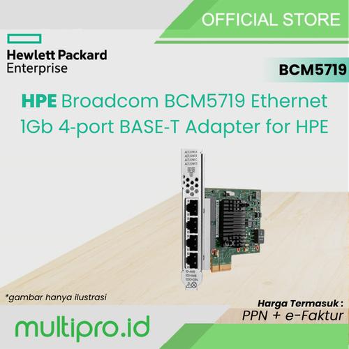 Promo Broadcom BCM5719 Ethernet 1Gb 4-port BASE-T Adapter for HPE Cicil ...
