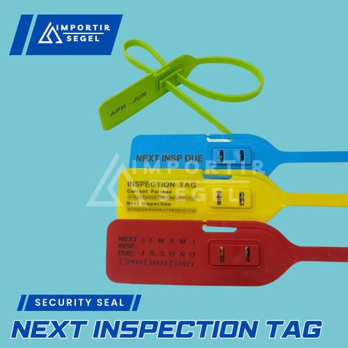 Jual Inspection Tag Lifting & Ringging Tag Next Inspection Due Tag ...