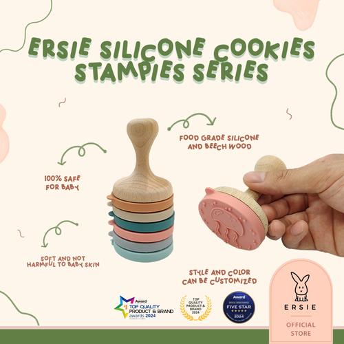 Jual ERSIE SILICONE COOKIES STAMPIES SERIES I cetakan stempel cookies ...