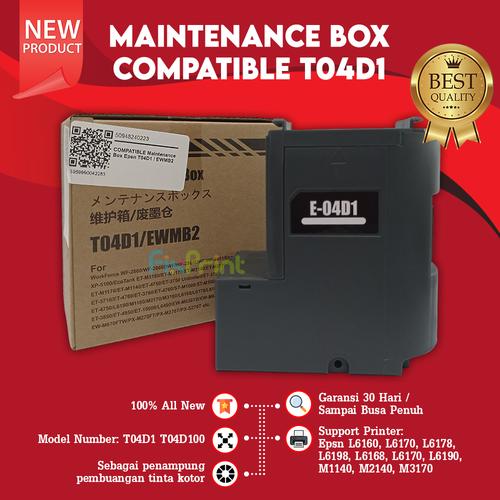 Jual Epson C13T04D100 Maintenance Box L4150 L4160 L5190 L6160 L6190 ...