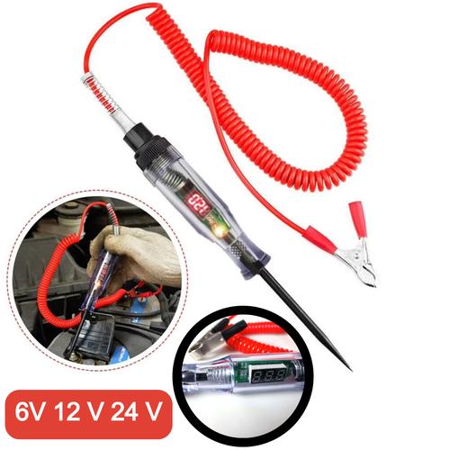 Jual Tespen DC Digital Display Mobil Motor 6V 12V 24V Baterai Aki ...