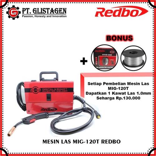 Jual Mesin Las Listrik MIG CO2 Tanpa Gas Welding Gasless MIGi 120 T ...