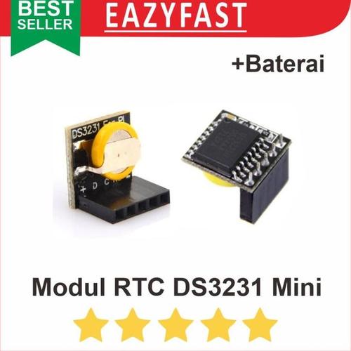 Jual Module DS3231 Mini I2C RTC + Baterai. Modul Jam Arduino Raspberry ...