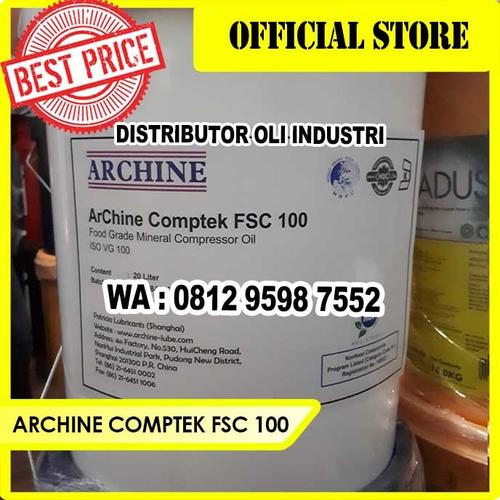 Jual ARCHINE COMPTEK FSC 100 ( Foodgrade Compressor Dan Vacuum Pump Oil ...