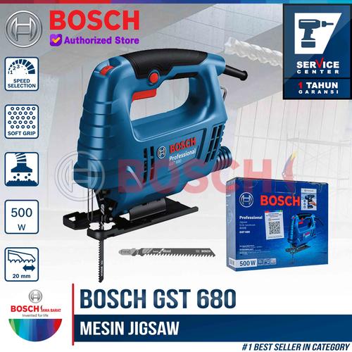 Promo Bosch Jigsaw GST 680 500 Watt 68MM Mesin Gergaji Listrik GST680 ...