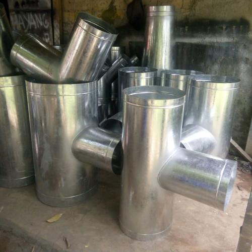Jual Tee Ducting 4 inch 100mm - Cabang Tee Flexible Duct - Jakarta ...