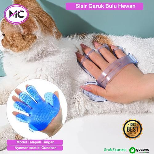 Jual Sisir Bulu Hewan Pijat Kucing Sisir Telapak Tangan Pijat Bulu ...