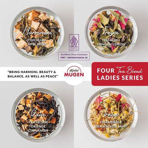 Promo Four Ladies Artisan Tea Blends - Harmonia | Freya | Gaia | Irene ...