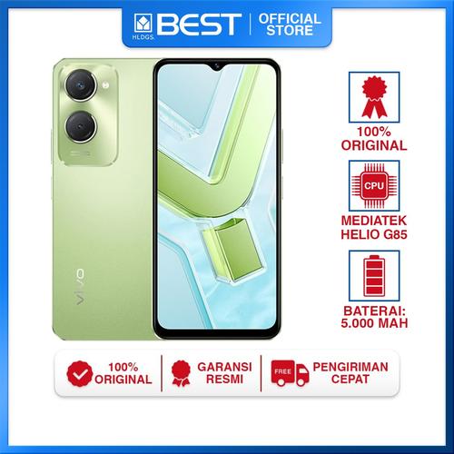 Promo Smartphone Android VIVO Y18 4/128GB HIJAU LEMON Helio G85 Cicil 0 ...
