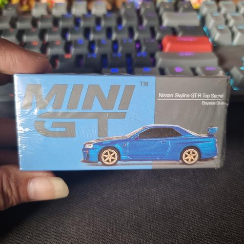 Jual MiniGT Nissan Skyline GTR Top Secret Bayside Blue // 531 - Kota ...