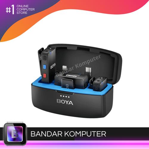 Jual BOYA BOYAMIC Microphone System Nirkabel 2.4GHz All-in-One - Boya ...