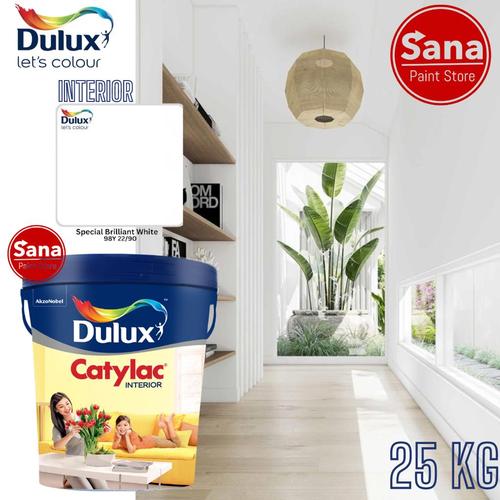 Jual Cat Dulux Catylac Interior Putih Dan Warna 25 Kg Bisa Request Dan ...