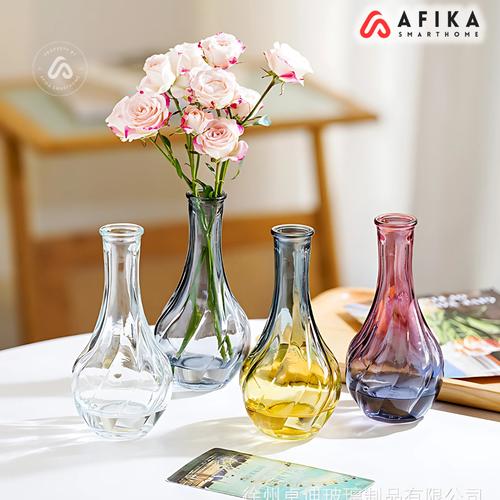 Promo Vas Bunga Botol Kaca Estetik Multifungsi Big Belly Flower Vase ...