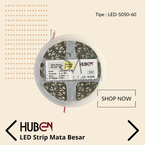 Jual LED-5050-60 - HUBEN / LED STRIP MATA BESAR / LED STRIP 5050 60 ...
