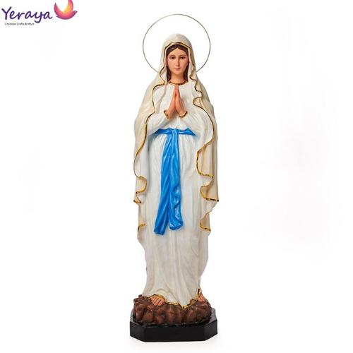 Jual Patung Rohani Bunda Lourdes Putih 1 Meter Katolik Rumah Goa Maria ...