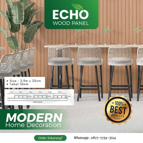 Jual Echo Wood Panel / WPC Wallpanel / Panel Dinding Panjang 2,9m (Kode ...
