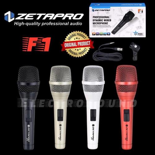 Jual ** Mic Kabel ZETAPRO F1 / F-1 Original / Microphone Cable Zetapro ...