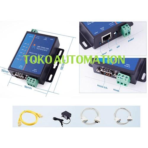Jual RS232 RS485 to TCP IP Serial Ethernet to Modbus gateway Converter - Jakarta Selatan - Magna ...