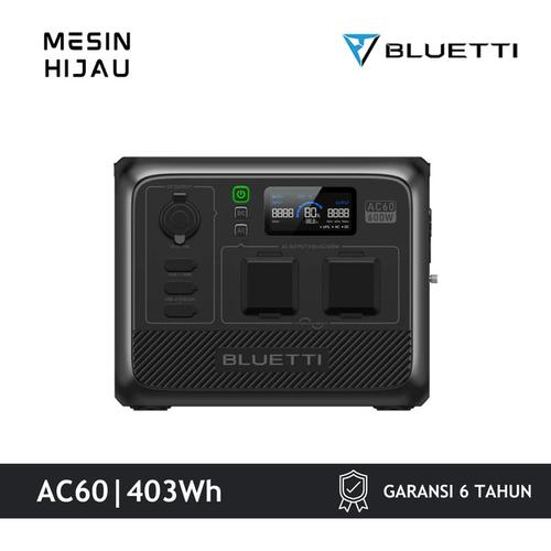 Jual Bluetti AC60 403WH/600W Portable Power Station Camping Listrik ...