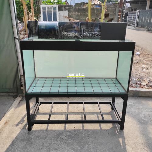 Jual Aquarium fullset 120x50x60 10mm rak holo - Jakarta Selatan ...