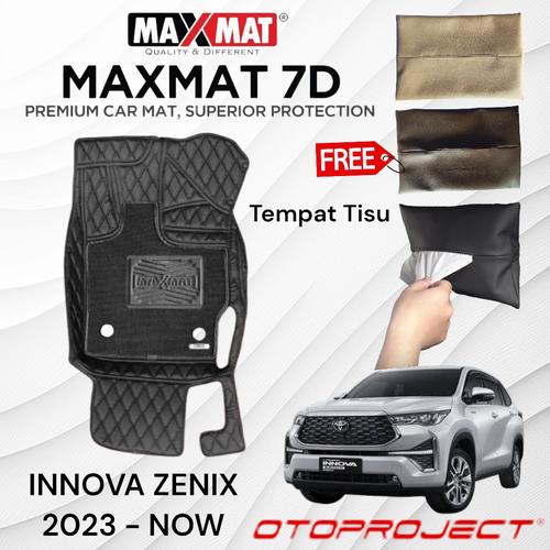 Jual Karpet Maxmat 7d Innova Zenix V / Q Full bagasi + Coil mat Black ...