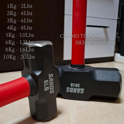 Jual Sands Palu Bodem 1Kg 2Kg 3Kg 4Kg 5Kg 6Kg 8Kg 10Kg Palu Batu / Palu Godam Sledge Hammer - 1 ...