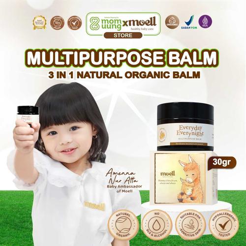 Jual Moell Multipurpose Balm 30gr - Everyday Everynight Multipurpose ...