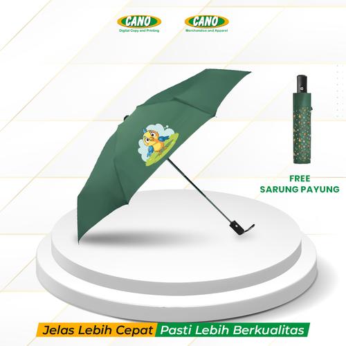 Jual Custom Payung Lipat Sablon DTF/Payung Lipat Anti UV Custon Sablon ...