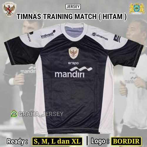 Jual Jersey Timnas TRAINING Match 2024 - 2025 Hitam ERSPO Latihan ...