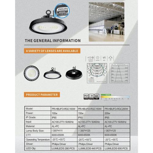 Jual LAMPU LED UFO HIGHBAY HIGH BAY 100W 150W 200W NEXTIN TRAFO BY ...