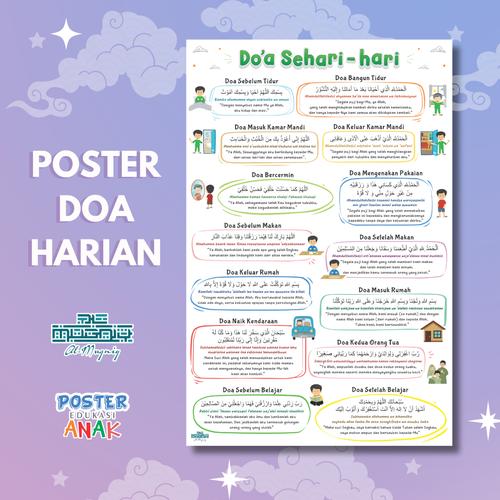 Jual Poster Doa Sehari-hari / Doa Harian Muslim | Edukasi Anak - Kab ...